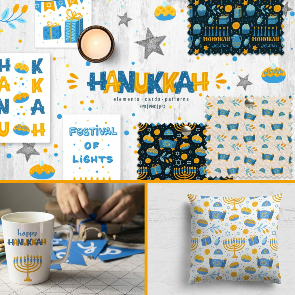 Hanukkah Jewish Holiday Design – MasterBundles