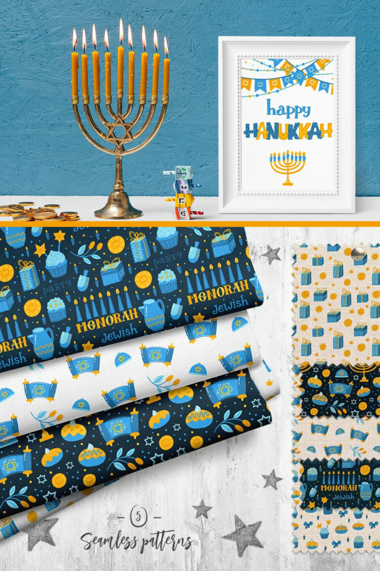 Hanukkah Jewish Holiday Design – MasterBundles