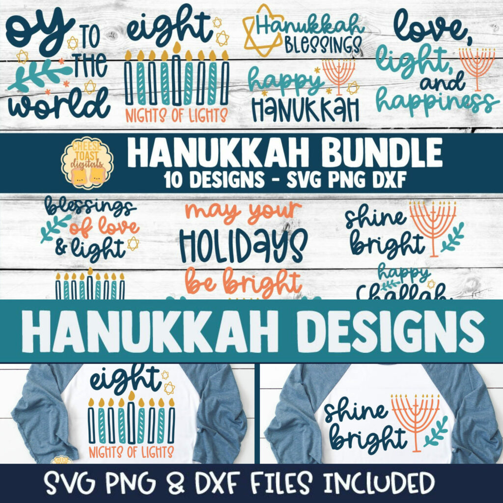 Hanukkah SVG Bundle Designs – MasterBundles