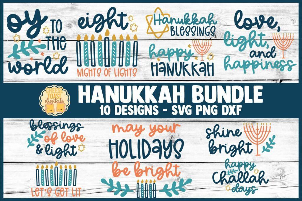 Hanukkah SVG Bundle Designs – MasterBundles