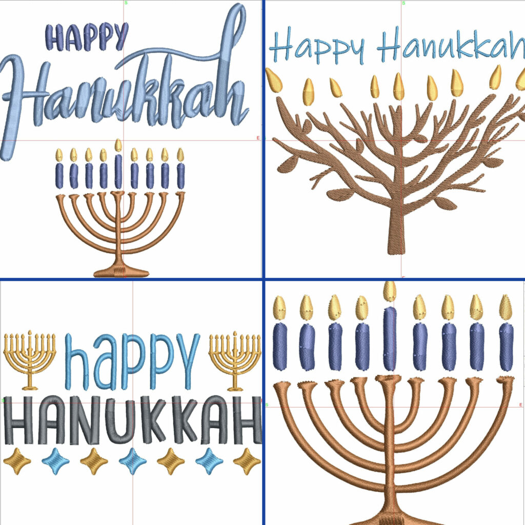 Happy Hanukkah Embroidery Bundle – MasterBundles