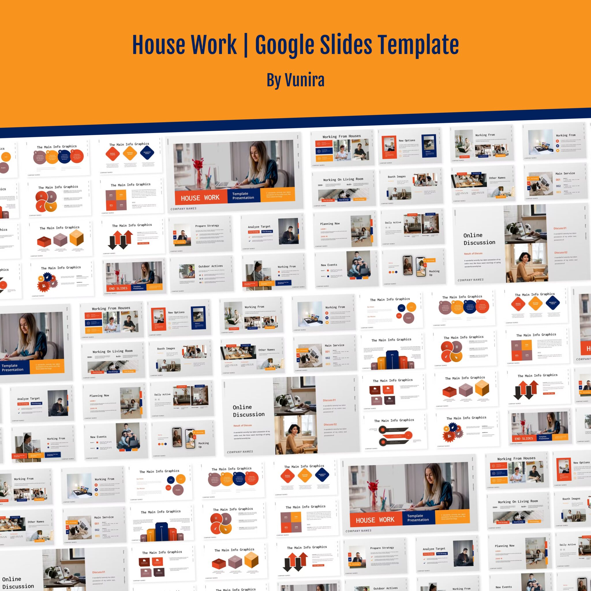 House Work Google Slides Template – MasterBundles