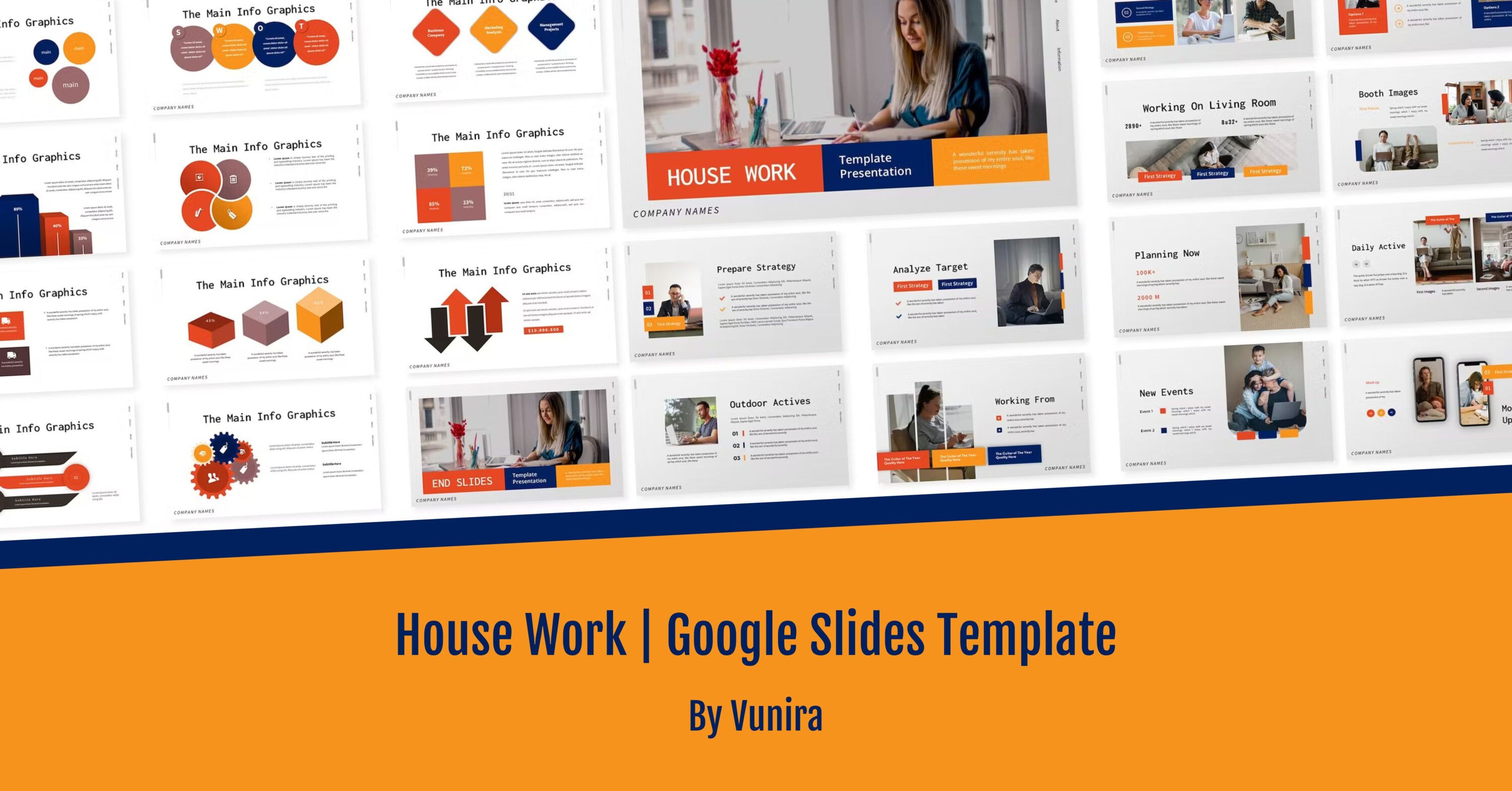 House Work Google Slides Template – MasterBundles