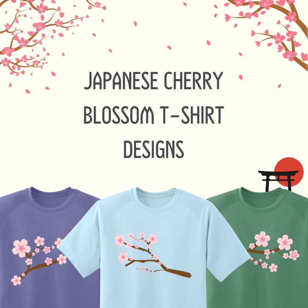 Japanese Cherry Blossom T-Shirt Designs – MasterBundles
