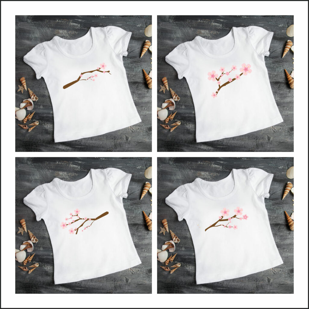 Japanese Cherry Blossom T-Shirt Designs – MasterBundles