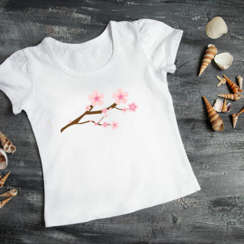 Japanese Cherry Blossom T-Shirt Designs | MasterBundles