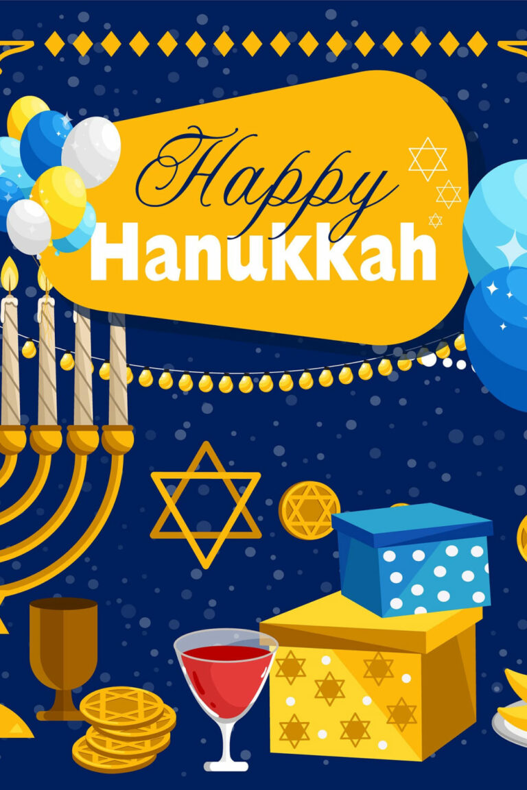 Jewish Holiday Hanukkah Vector Illustration – MasterBundles