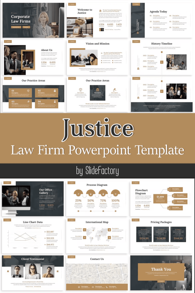 Justice - Law Firm Powerpoint Template – MasterBundles