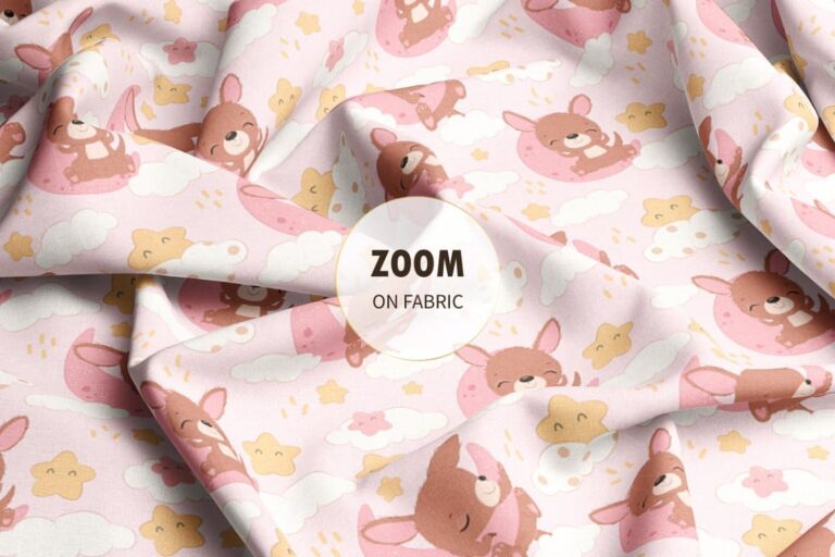 Cute Kangaroo Seamless Pattern Set | MasterBundles