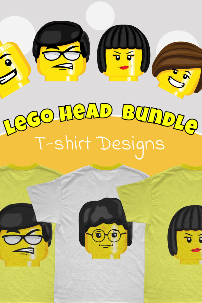 Lego Head SVG T-Shirt Designs Bundle – MasterBundles