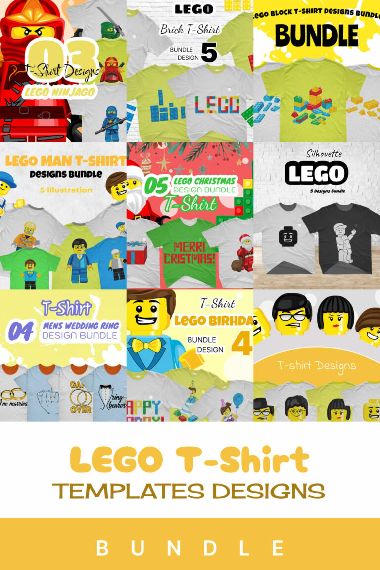 Lego SVG T-Shirt Design Templates Bundle – MasterBundles