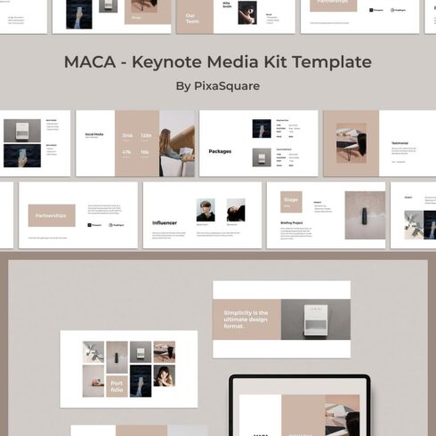 MACA - Keynote Media Kit Template – MasterBundles