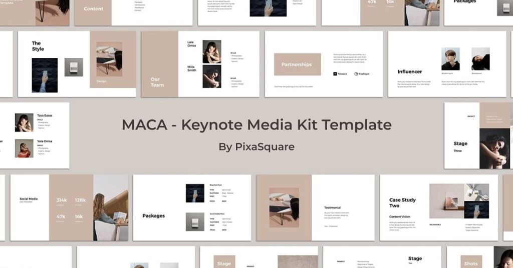 MACA - Keynote Media Kit Template – MasterBundles