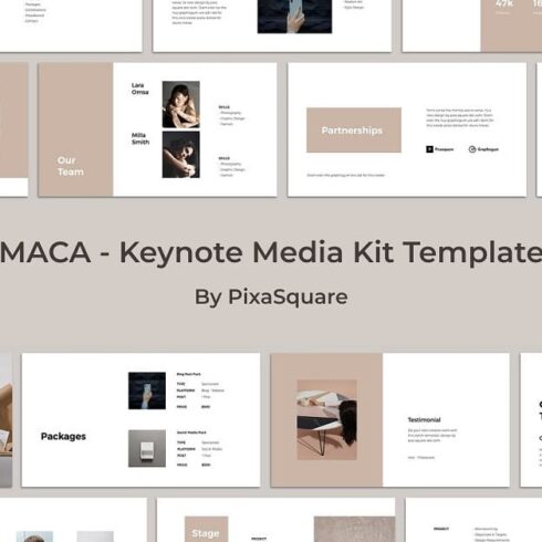 MACA - Keynote Media Kit Template – MasterBundles
