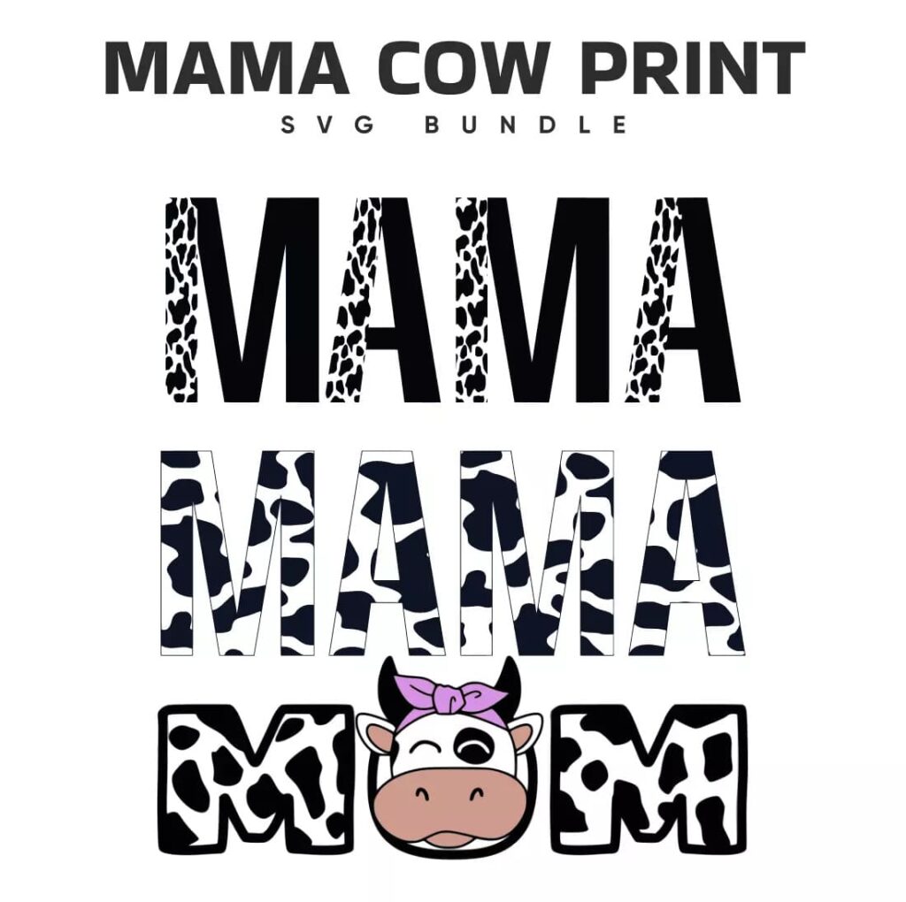 Cow Print SVG Designs Bundle – MasterBundles