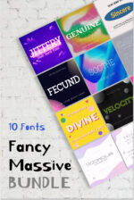 Massive Fancy Fonts Bundle 10 Items – MasterBundles