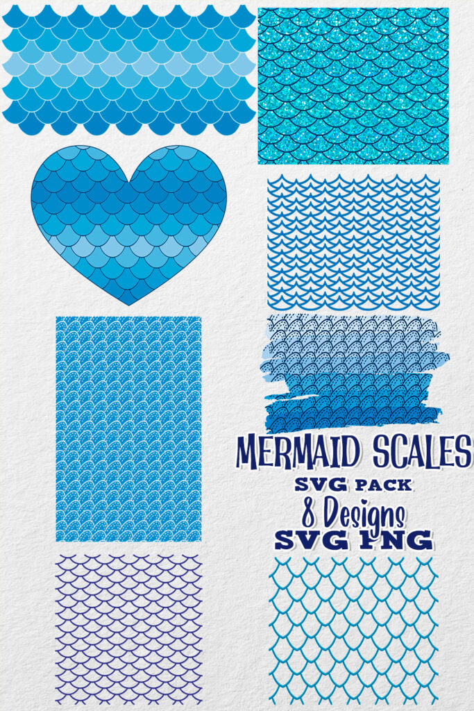 Mermaid Scales SVG Designs – MasterBundles