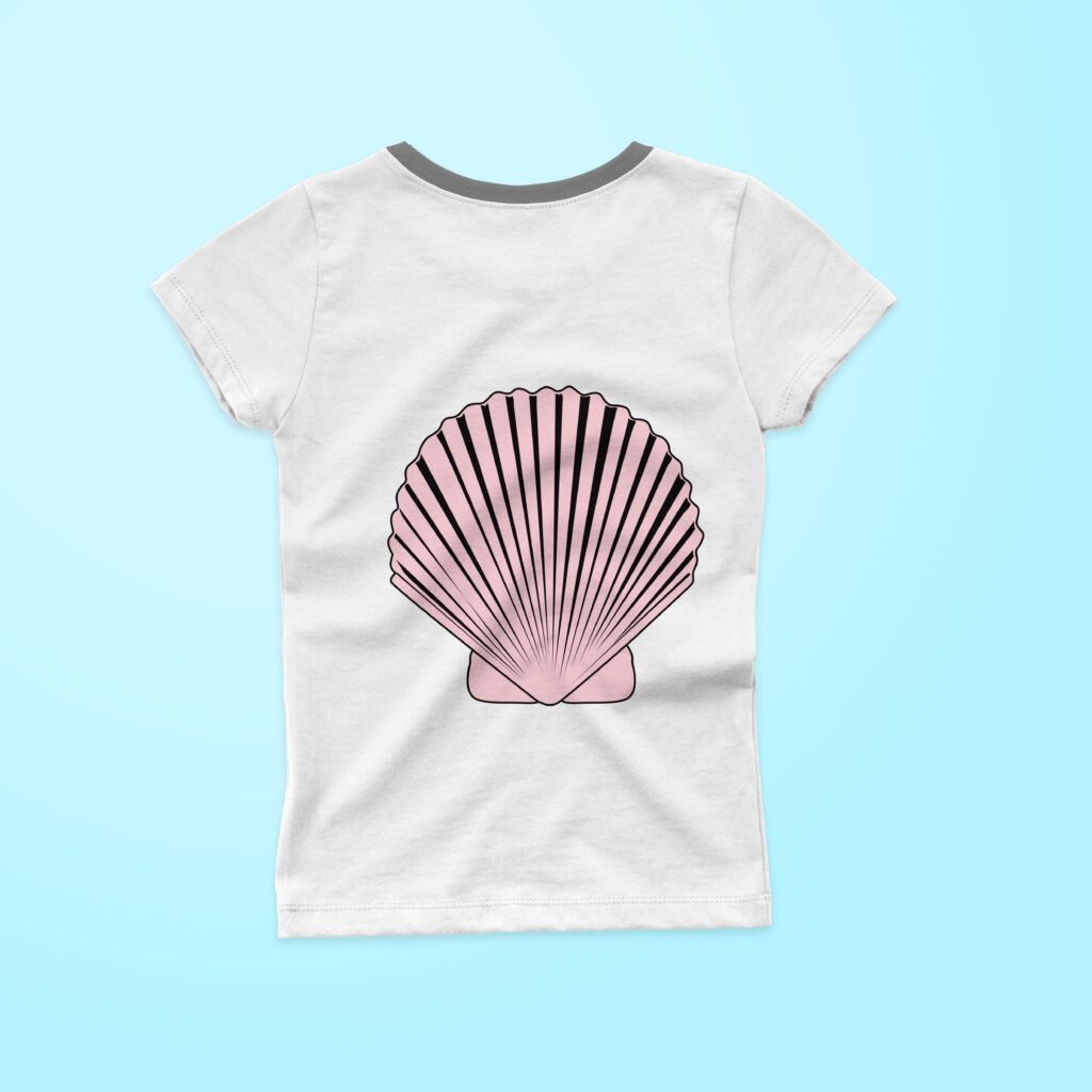 Mermaid Shell SVG T-Shirt Designs – MasterBundles