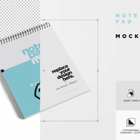 Ringed Notepad Mockups – MasterBundles