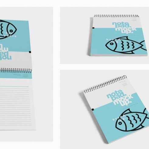 Ringed Notepad Mockups – MasterBundles