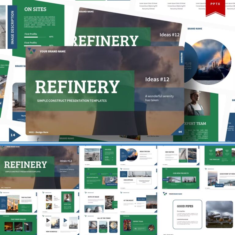 Refinery PowerPoint Template – MasterBundles