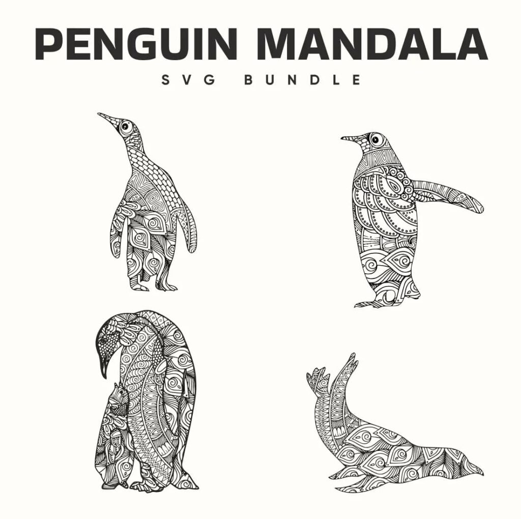 Penguin SVG Designs Bundle – MasterBundles