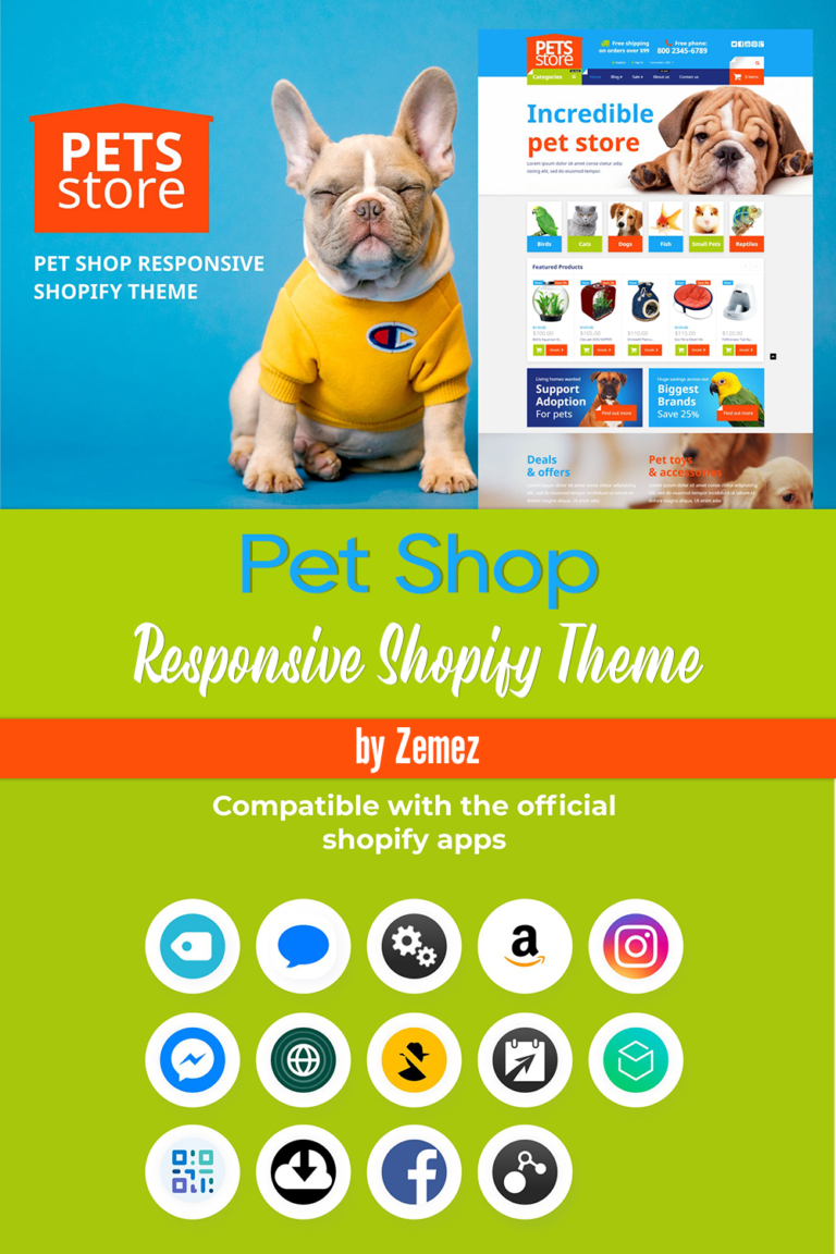 Pet Shop Responsive Shopify Theme – MasterBundles