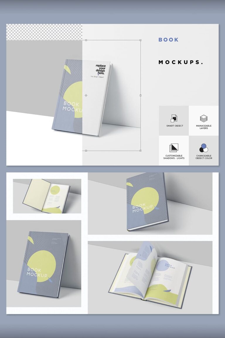 Small Hard Cover Notebook Mockups – MasterBundles