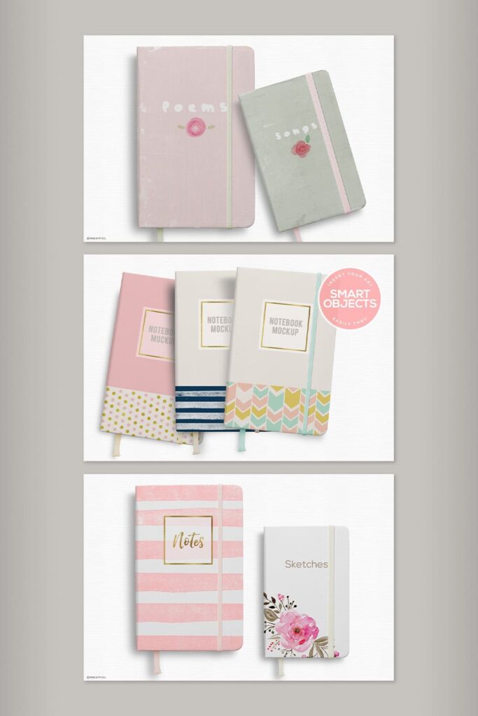 Notebook Mockup - 2 Sizes – MasterBundles