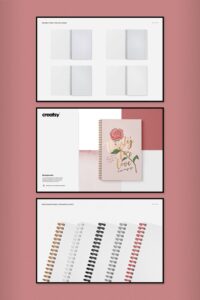 A4 Notebook Mockup Set (Square Holes) – MasterBundles