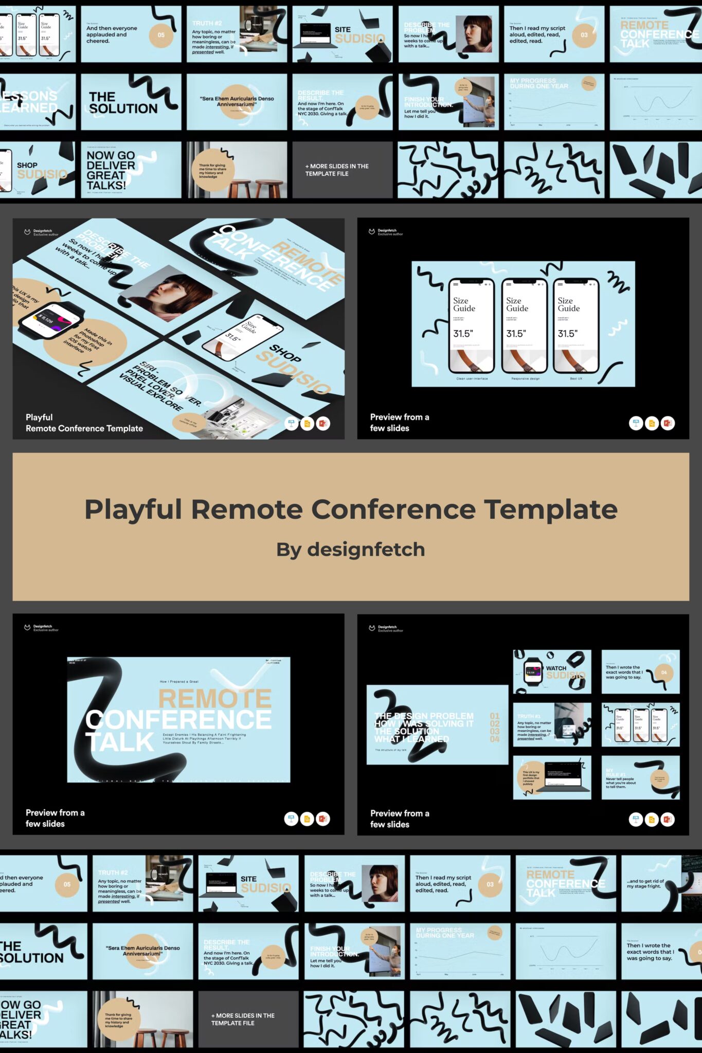 Playful Remote Conference Template – MasterBundles