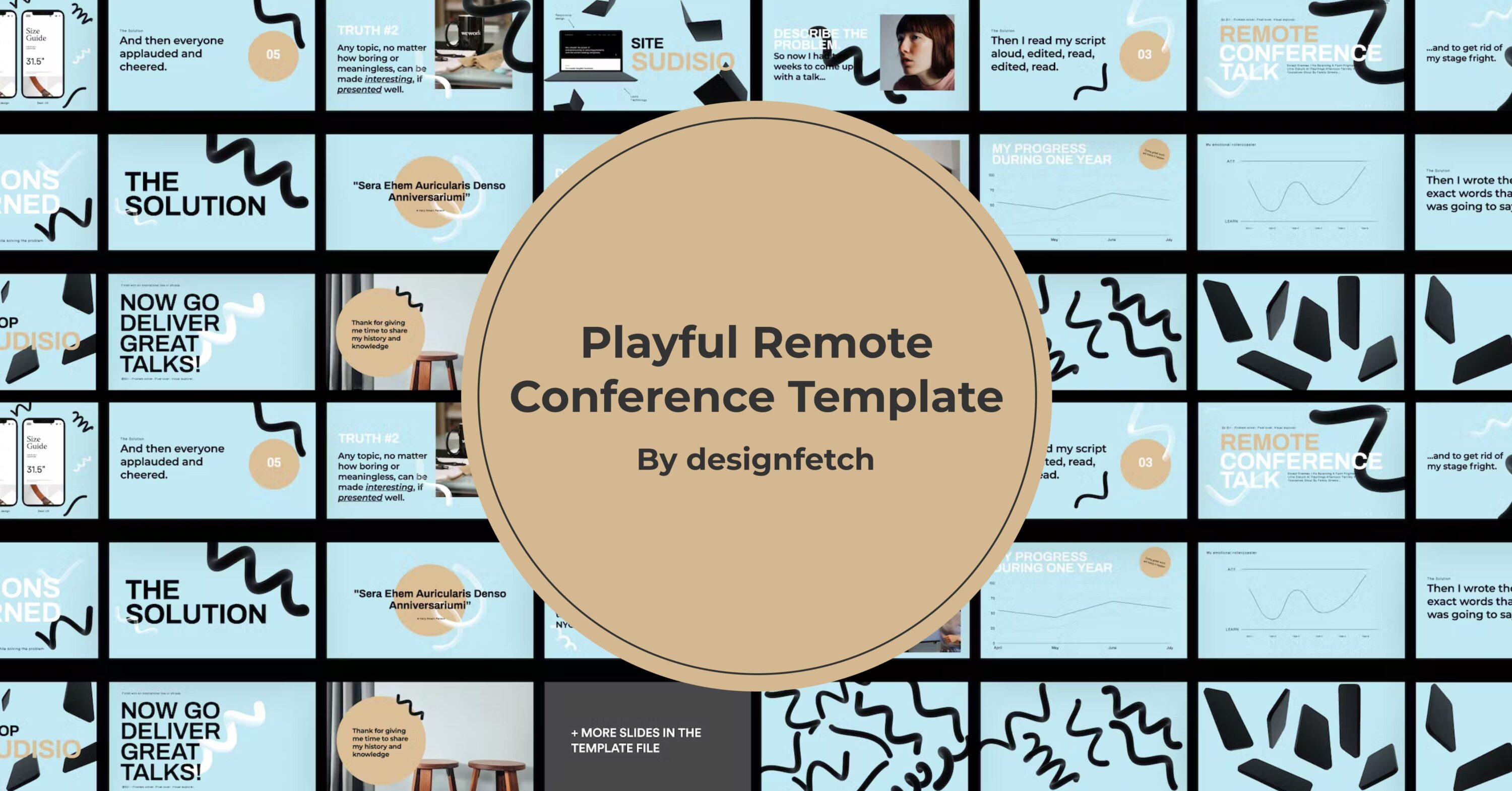 Playful Remote Conference Template – MasterBundles