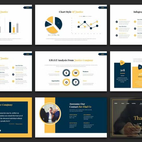 Justice - Law and Justice PowerPoint Template | Master Bundles