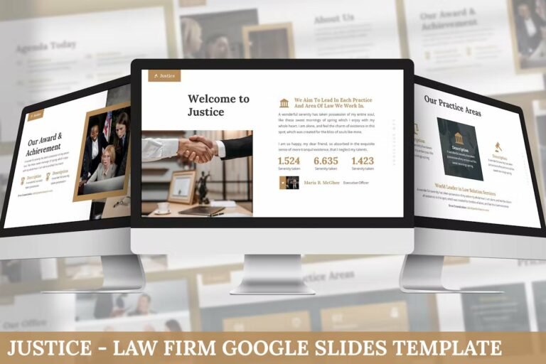 Justice - Law Firm Google Slide Template – MasterBundles