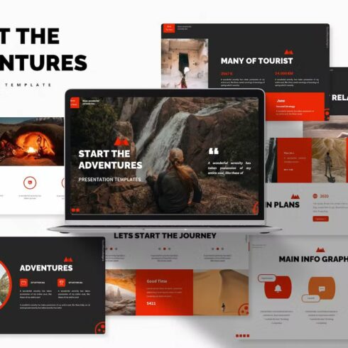 Start The Adventure PowerPoint Template – MasterBundles