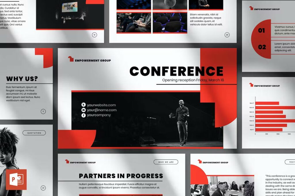 Conference PowerPoint Presentation Template – MasterBundles