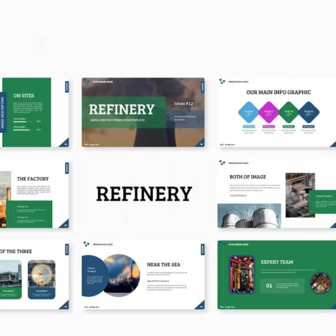 Refinery Google Slides Template | Master Bundles