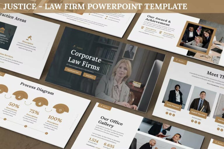 Justice - Law Firm Powerpoint Template – MasterBundles