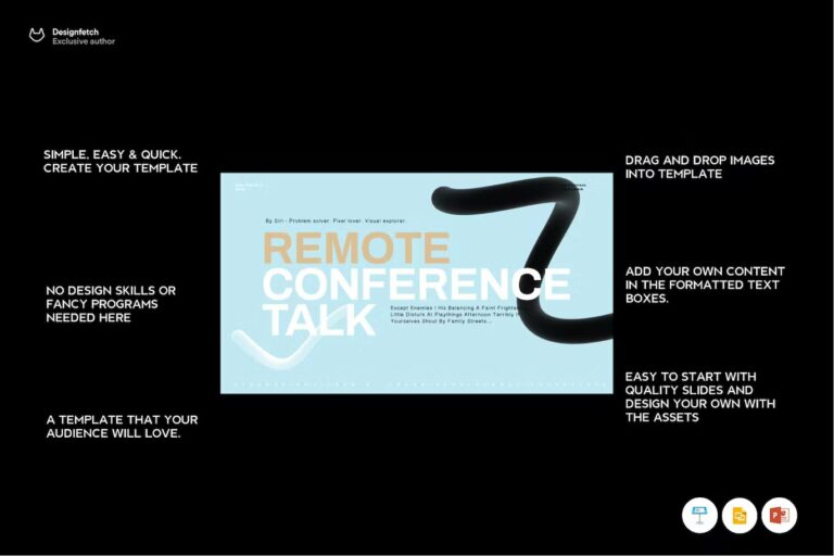 Playful Remote Conference Template – MasterBundles