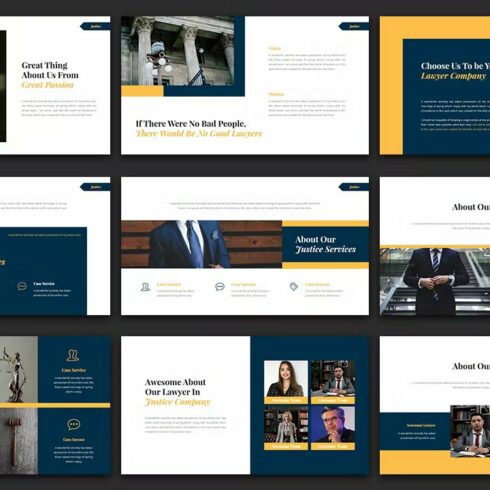Justice - Law and Justice PowerPoint Template | Master Bundles