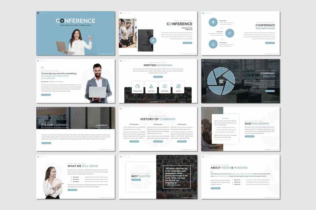 Conference - Business Powerpoint Template – MasterBundles