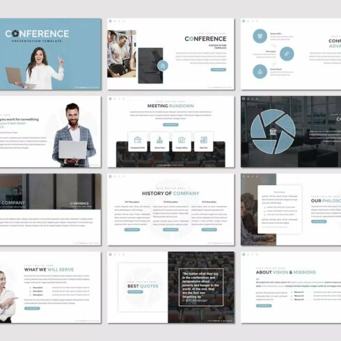 Conference - Business Powerpoint Template | MasterBundles