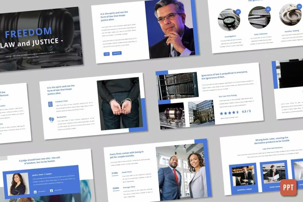 Freedom - Law And Justice (Powerpoint) – MasterBundles