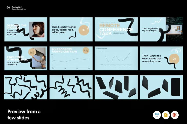 Playful Remote Conference Template – MasterBundles