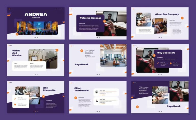 Conference Training Powerpoint Template – MasterBundles