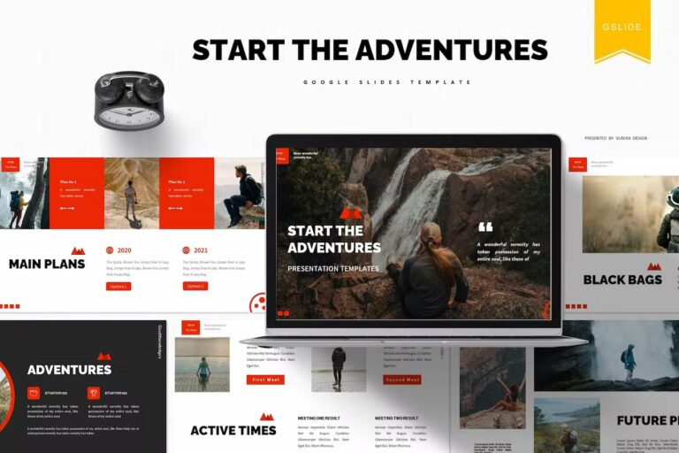 Start The Adventure Google Slides Template – MasterBundles