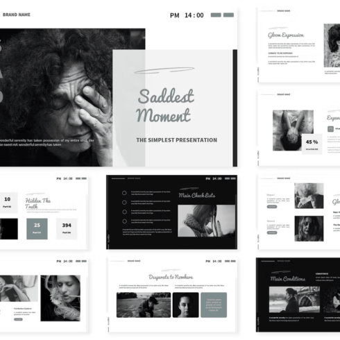 Saddest Moment Google Slides Template – MasterBundles