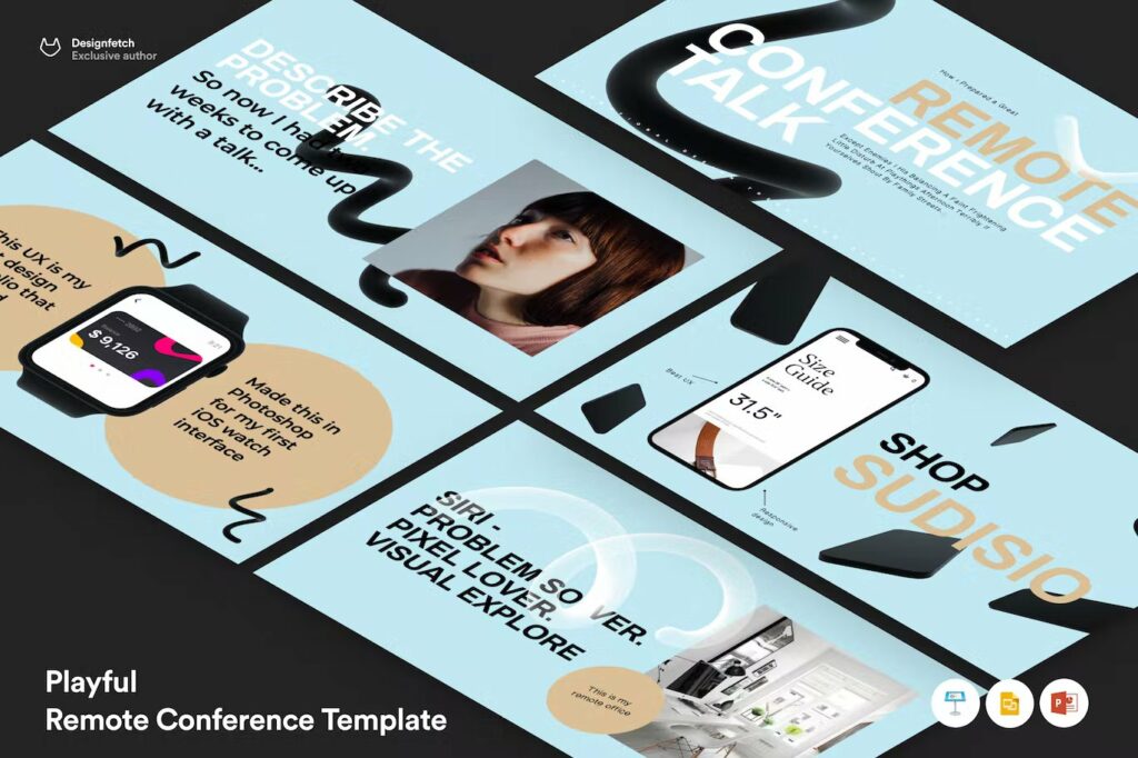 Playful Remote Conference Template – MasterBundles