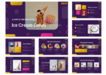 Ice Cream Cones Google Slides Template | Master Bundles
