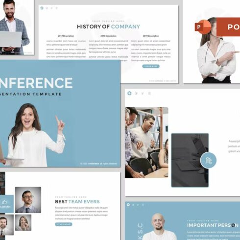 Conference - Business Powerpoint Template | MasterBundles
